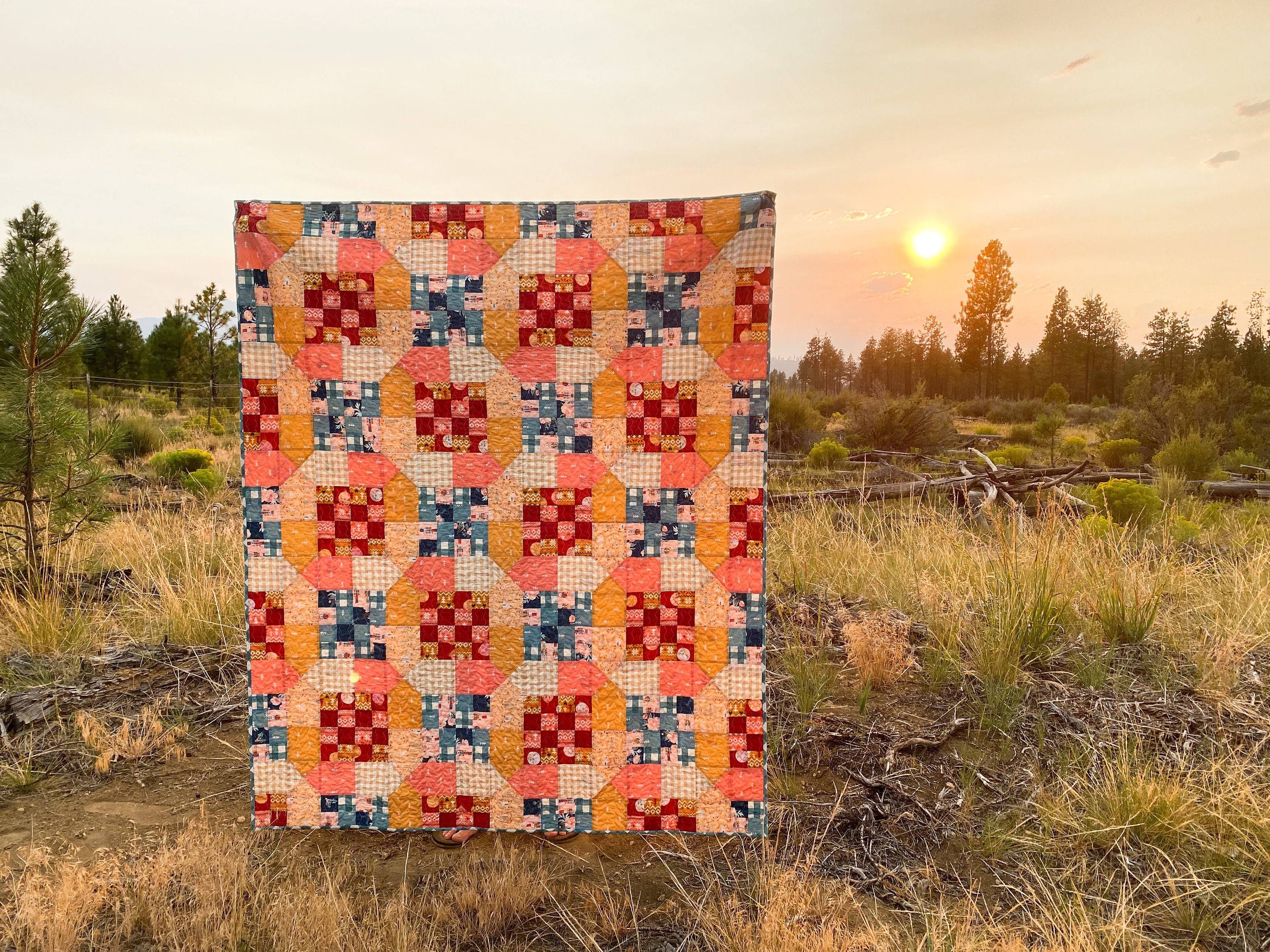 Red Fort of Agra Quilt Pattern Jelly Roll Quilt Pattern Mini Charm ...