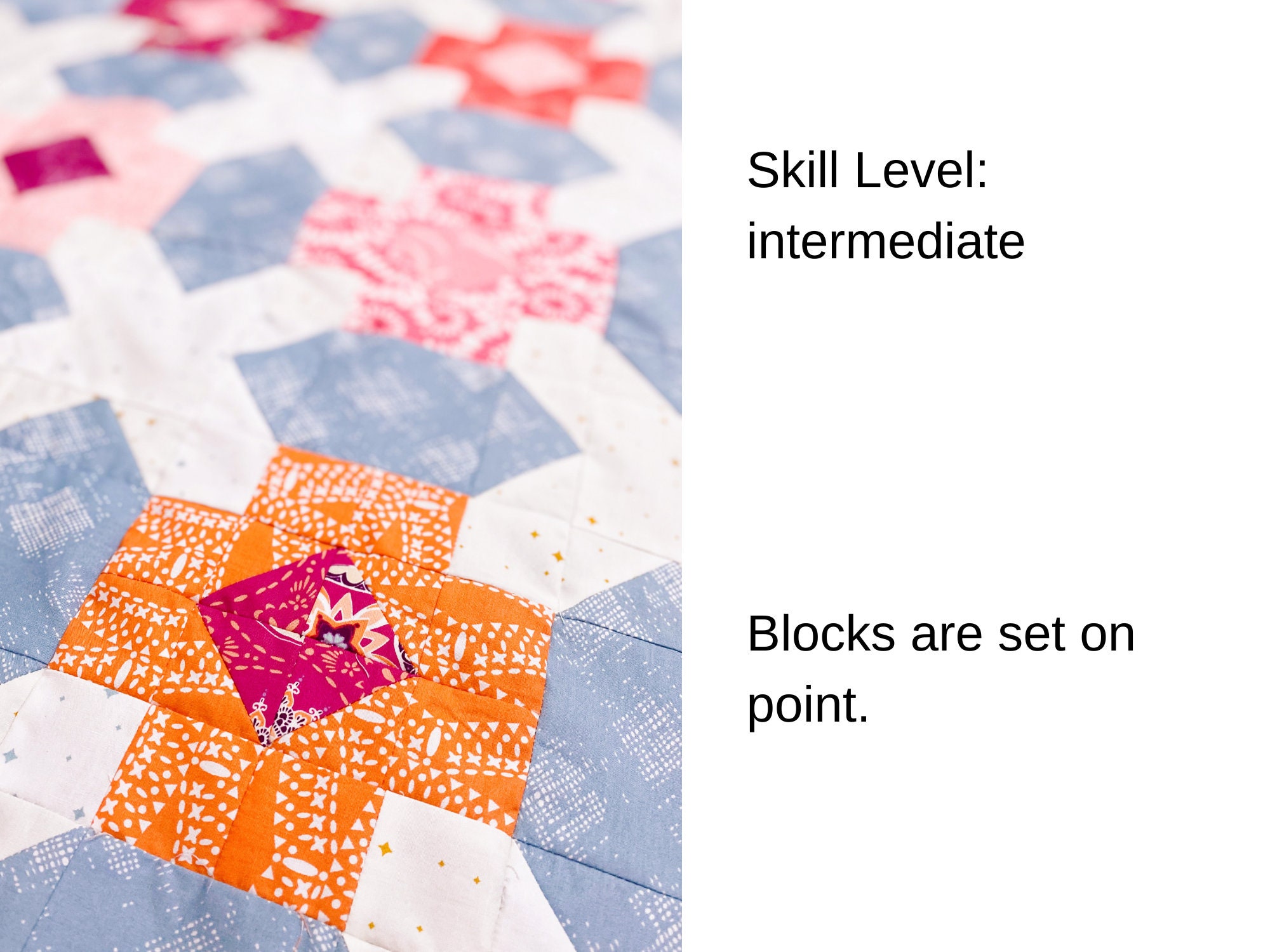 Jack's Gate Quilt Pattern Modern Quilt Pattern Fat Eighth Quilt Pattern ...