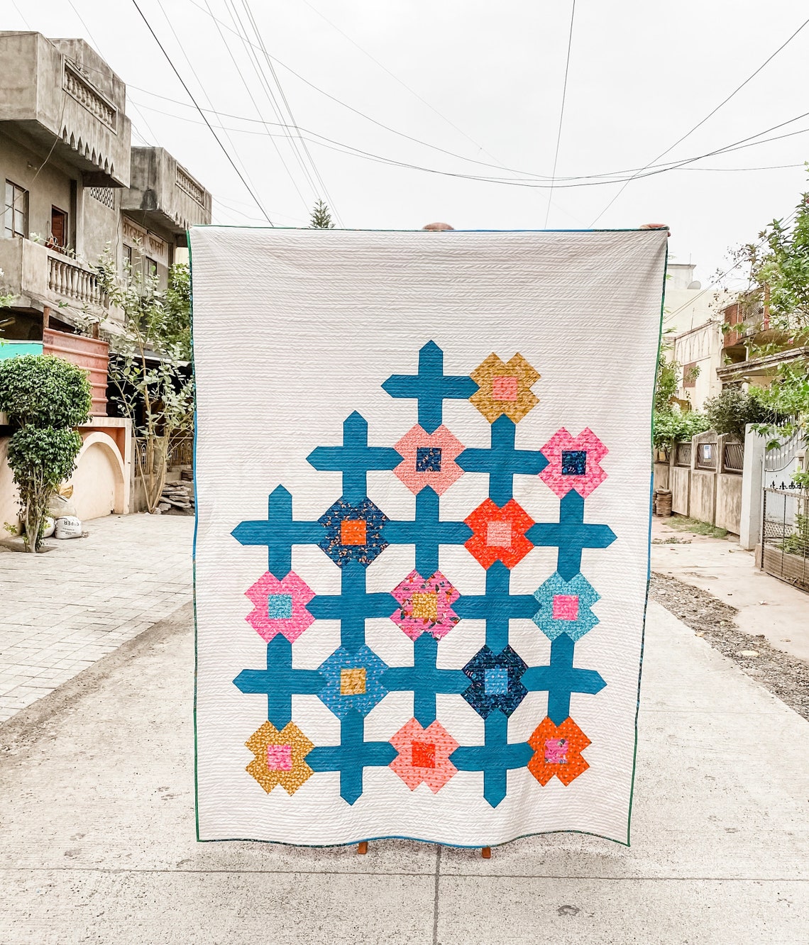 Jack's Gate Quilt Pattern Modern Quilt Pattern Fat Eighth Quilt Pattern ...