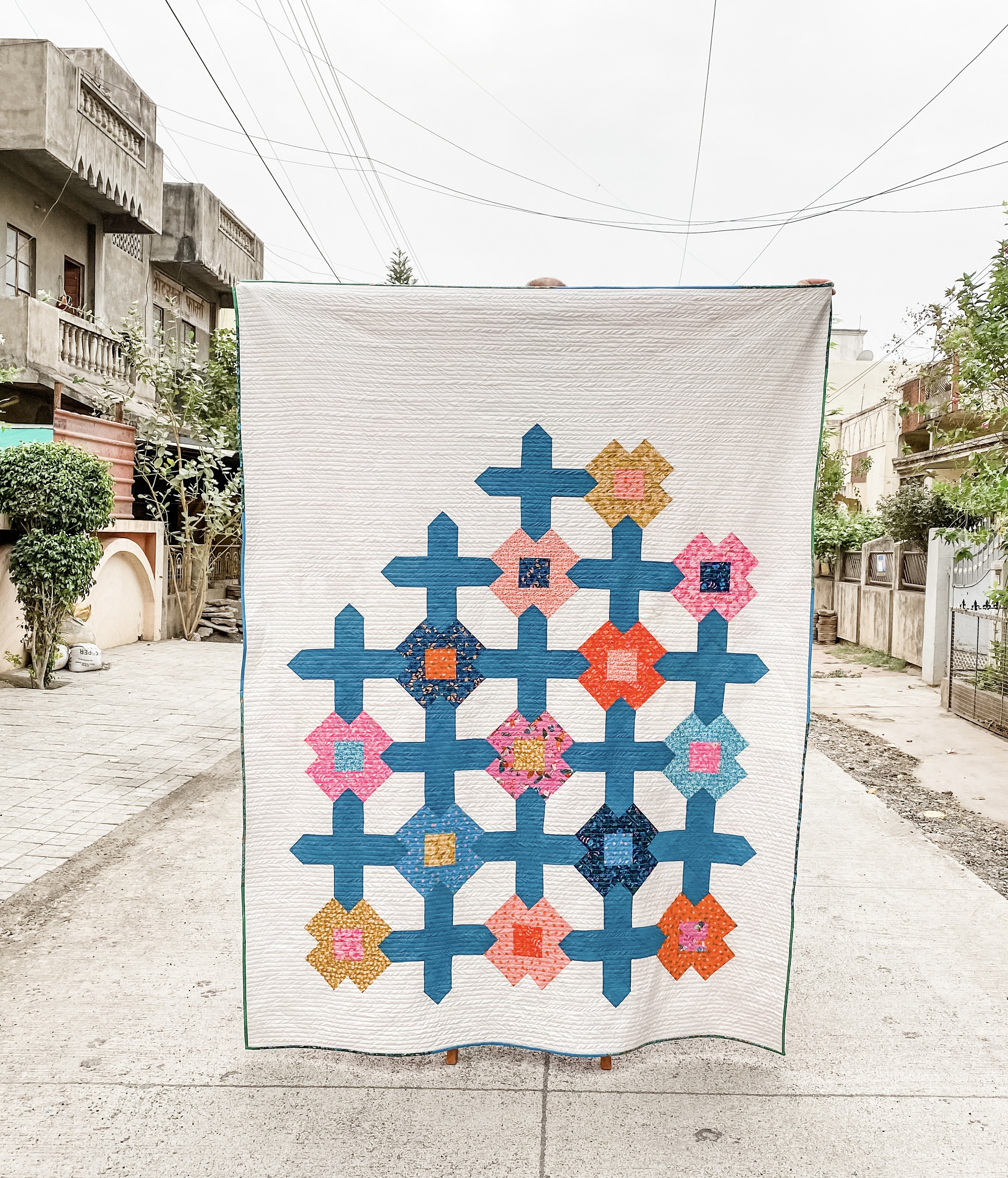 Jack's Gate Quilt Pattern Modern Quilt Pattern Fat Eighth Quilt Pattern ...