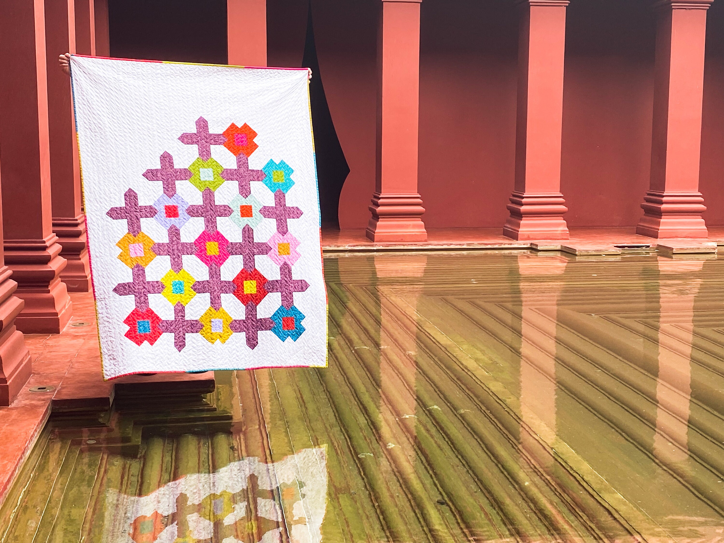 Jack's Gate Quilt Pattern - Modern Quilt Pattern - Fat Eighth Quilt ...