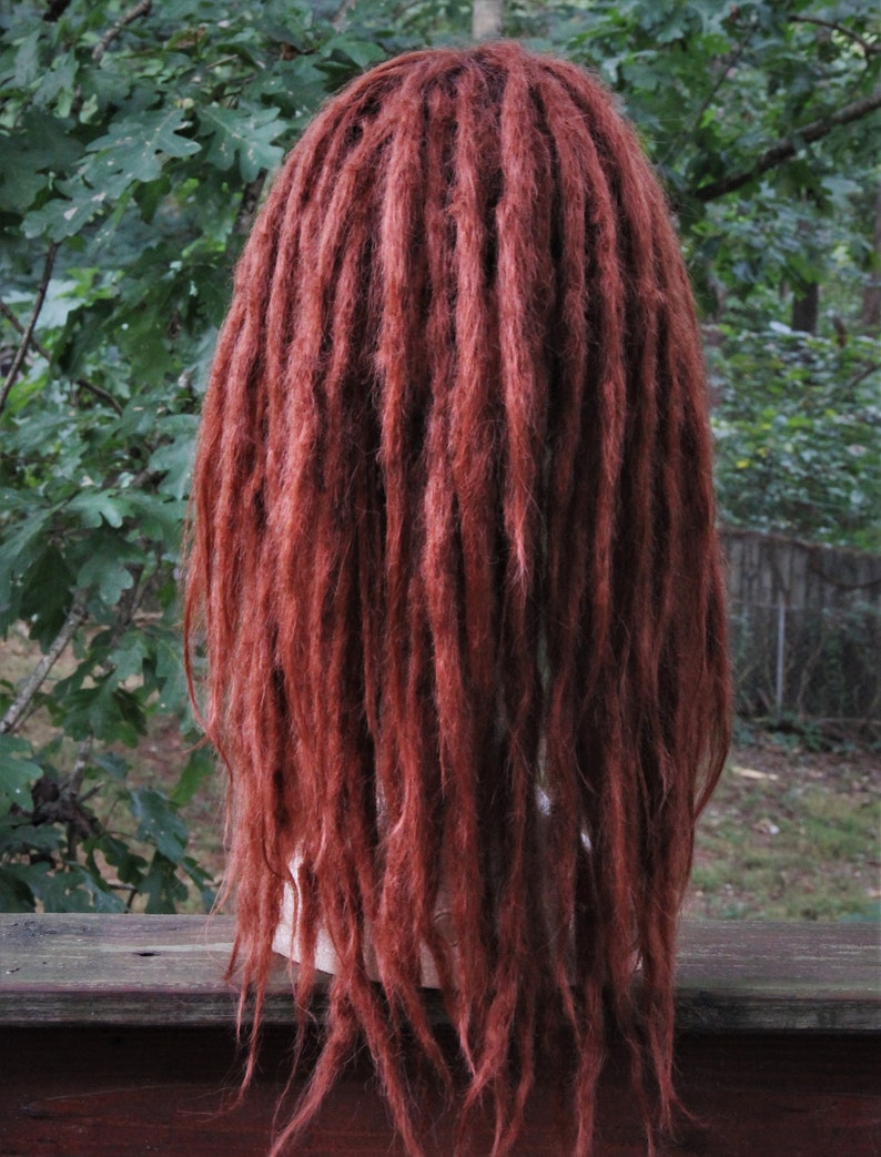 Ginger Red Synthetic Lace Front Dreadlock Wig Dreadlock - Etsy