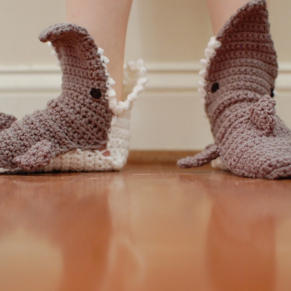 Shark Slippers - Etsy