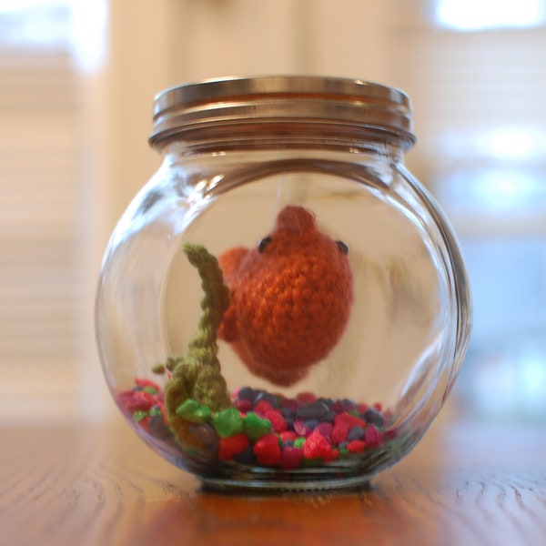Crochet Fish in Jar - Etsy