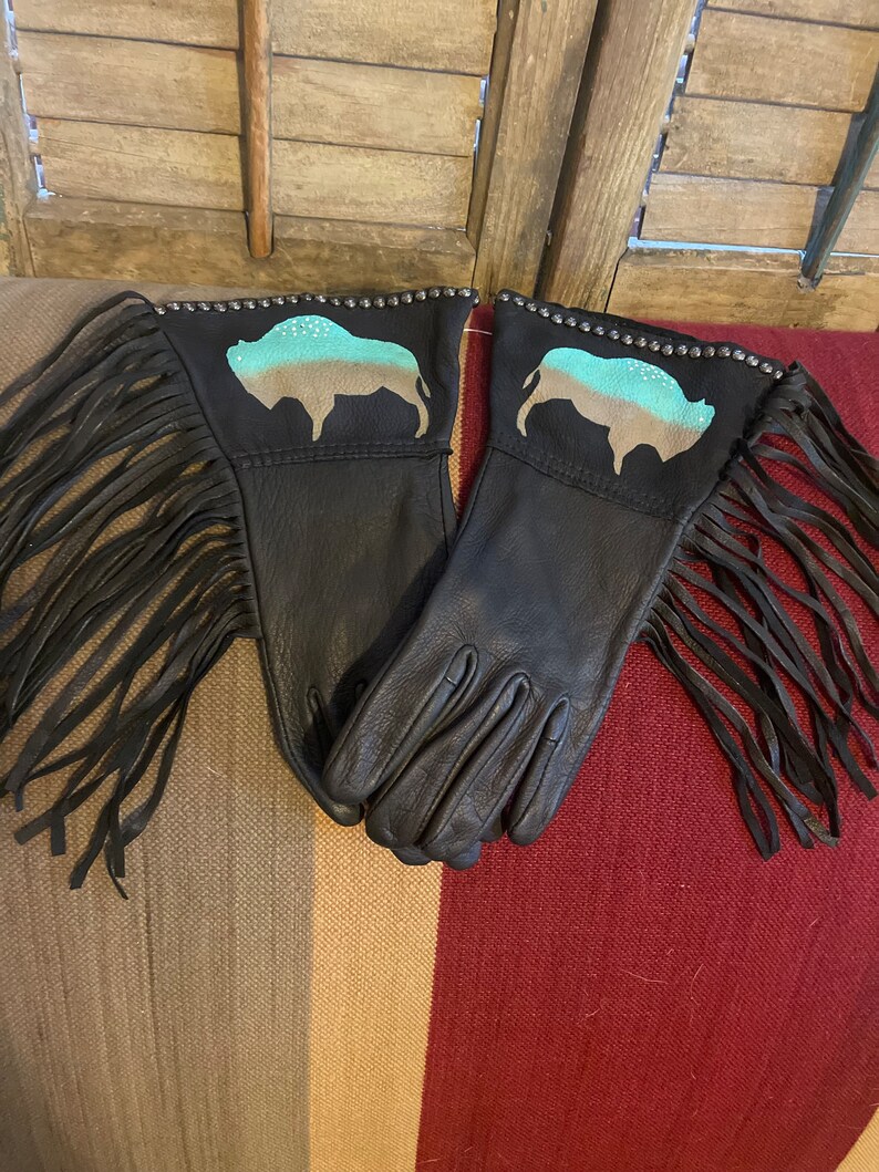 Western Gauntlet Gloves - Etsy