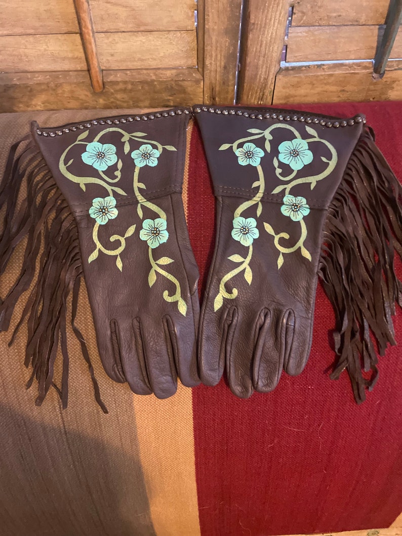 Western Gauntlet Gloves - Etsy