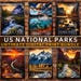 63 US National Park Prints, Digital Posters, Travel Wall Decor, USA ...