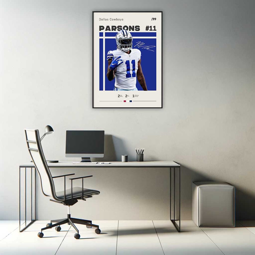 Micah Parsons Poster, Dallas Cowboys, NFL Fans, NFL Poster, Football ...