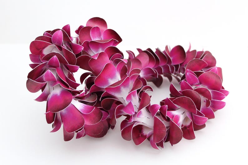 Hawaiian Orchid Lei SVG Print and Cut File for Cricut and Silhouette - Etsy