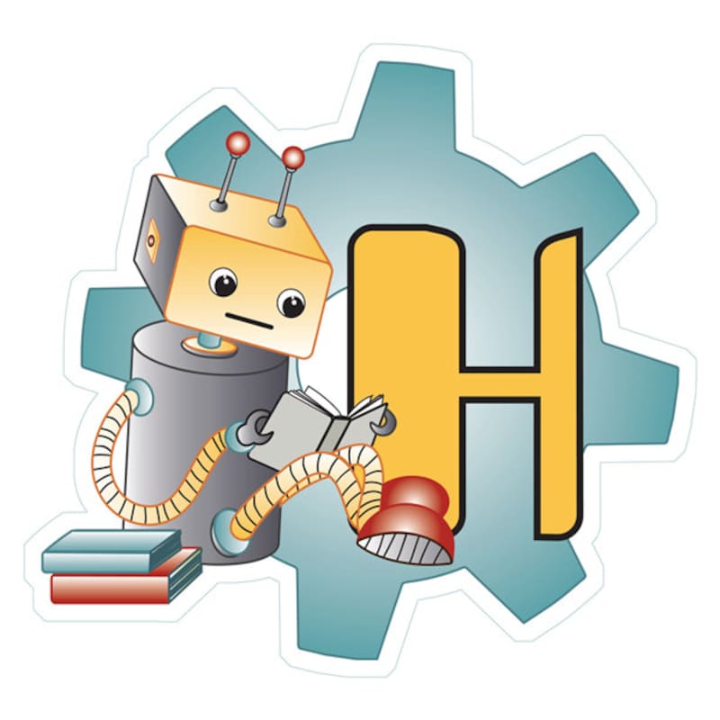 Robot Banner - Etsy