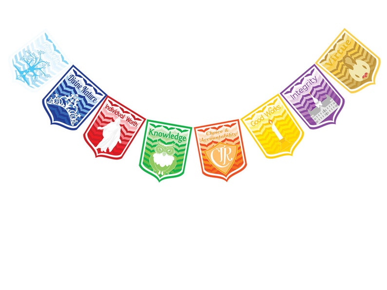 LARGE LDS Young Women YW Values Colors Banner, Great for Evening of ...