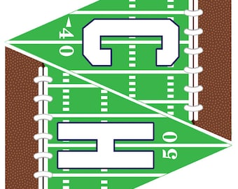 Touchdown Banner - Etsy
