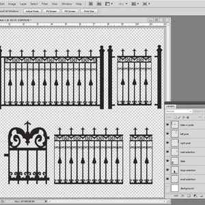 Spooky Haunted Halloween Gate and Fence With Bat Design, SVG, Cut ...