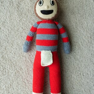 Brutus the Buckeye Crochet Pattern | Ohio State Fan Amigurumi Doll ...