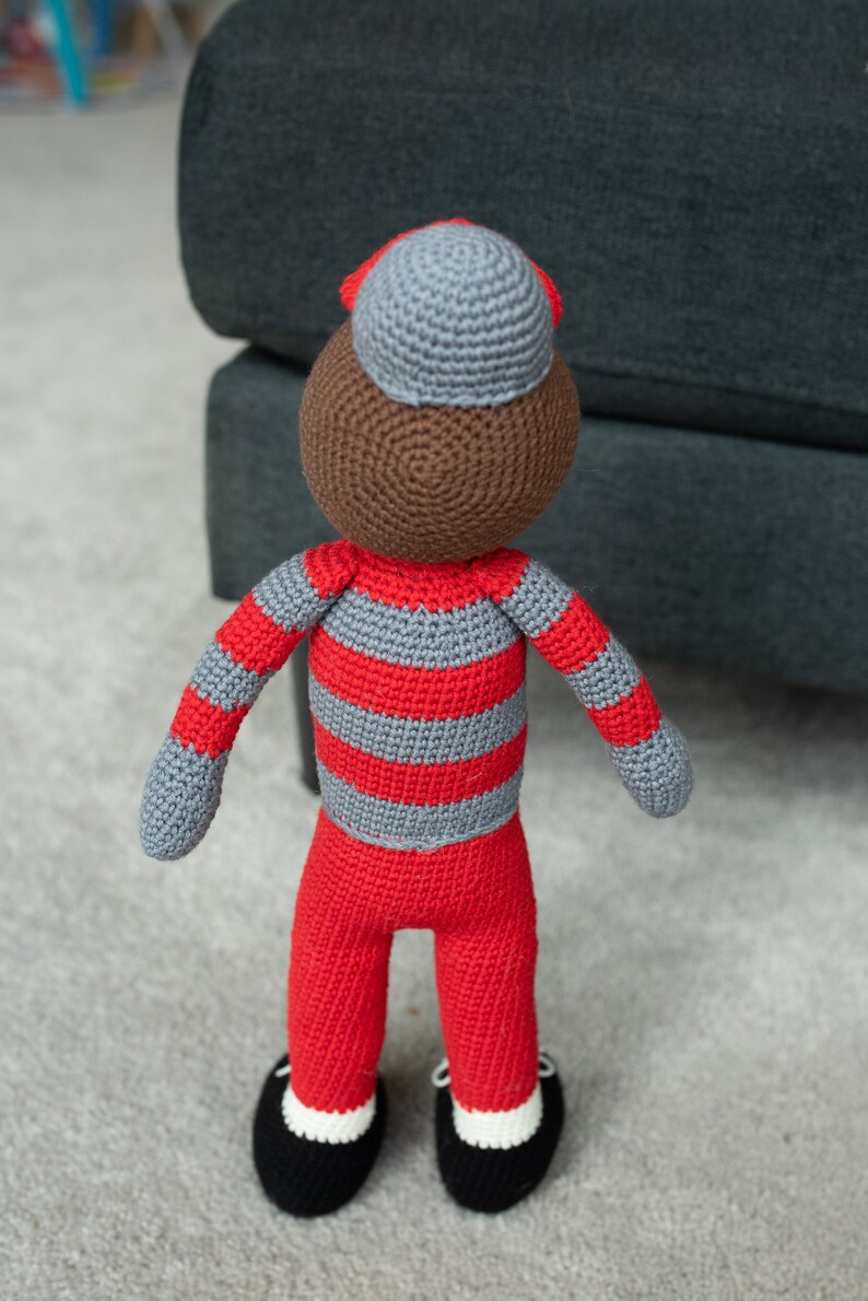 Brutus the Buckeye Crochet Pattern | Ohio State Fan Amigurumi Doll ...
