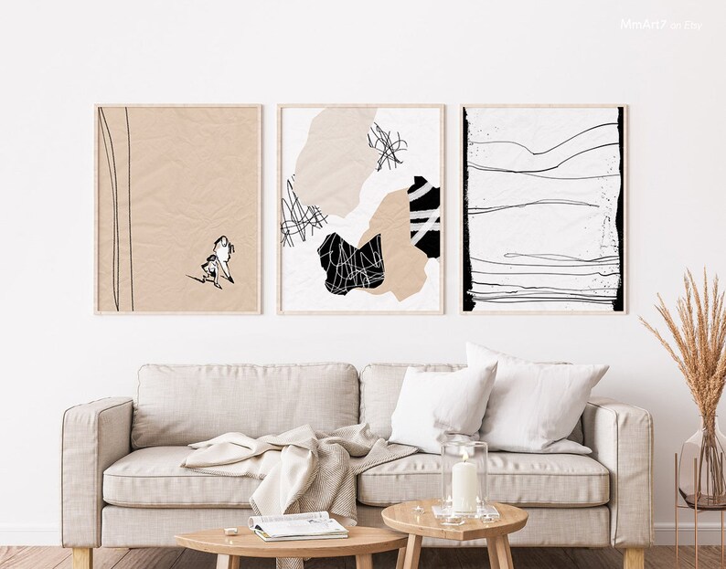 Figure Line Art Abstract Print Fine Line Drawing Wall Art - Etsy