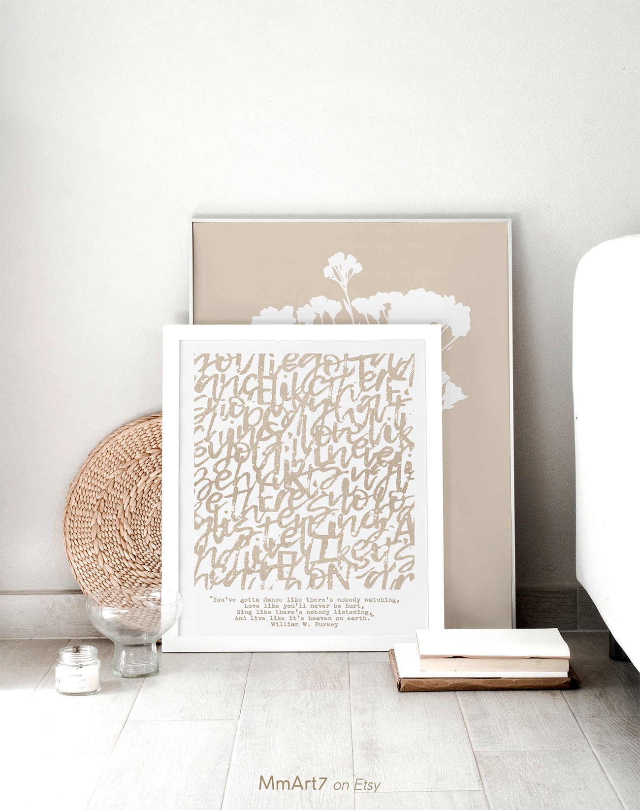 Typography Print, Quote Poster, Calligraphy Art, Inspirational ...