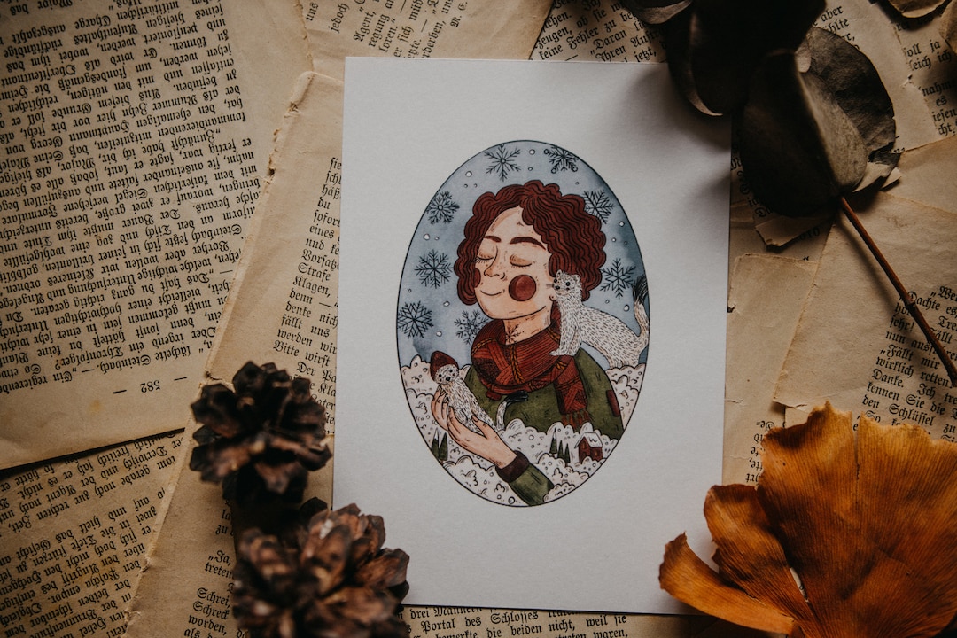 Hermelin Girl - Etsy