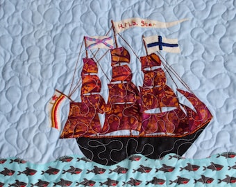 Pirate Quilt - Etsy
