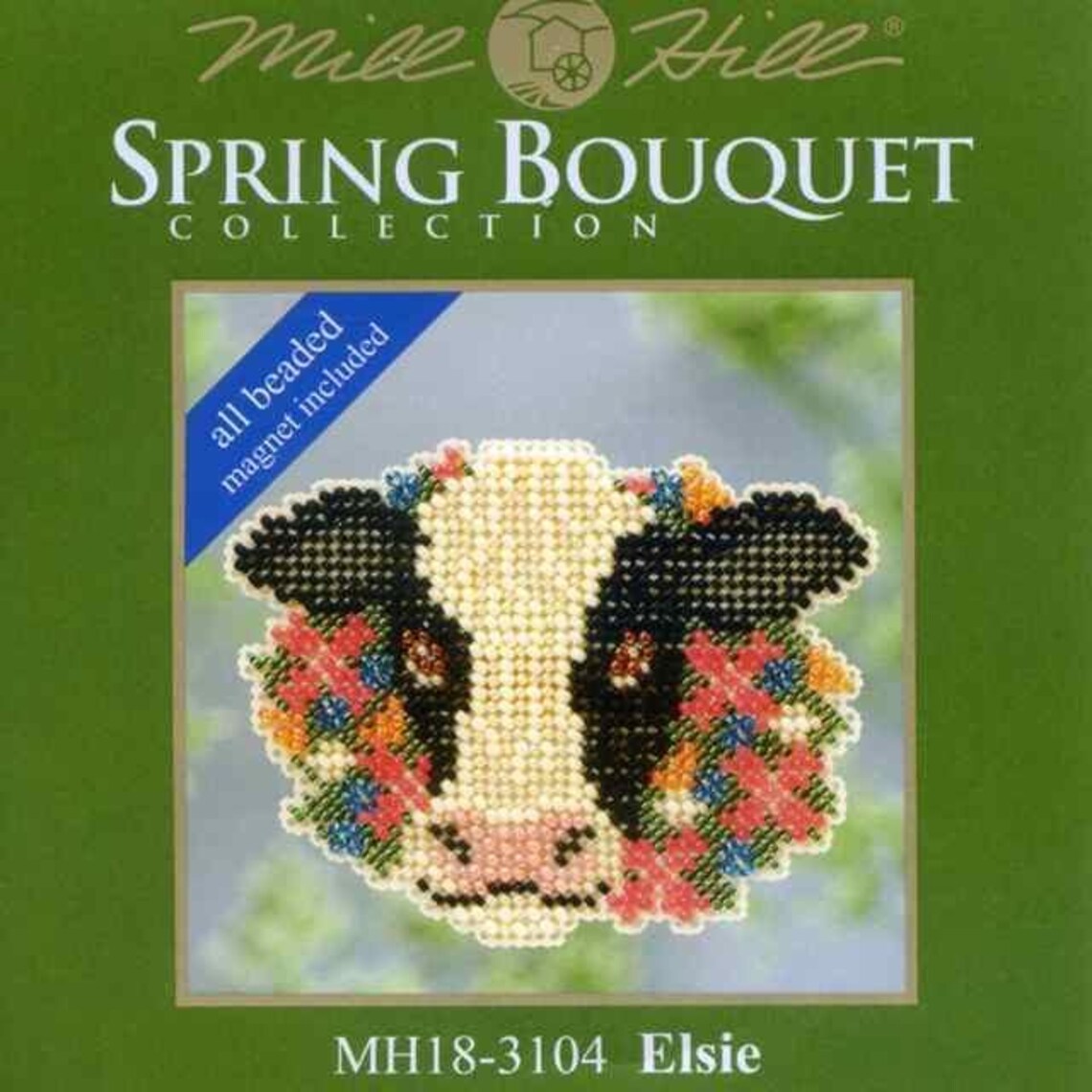 Elsie Kit: Mill Hill Spring Bouquet Beaded Cross Stitch Ornaments ...