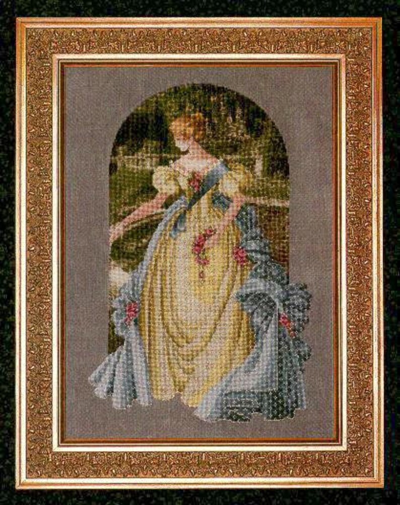 Queen Anne's Lace Counted Cross Stitch Chart Pattern Lavender & Lace ...