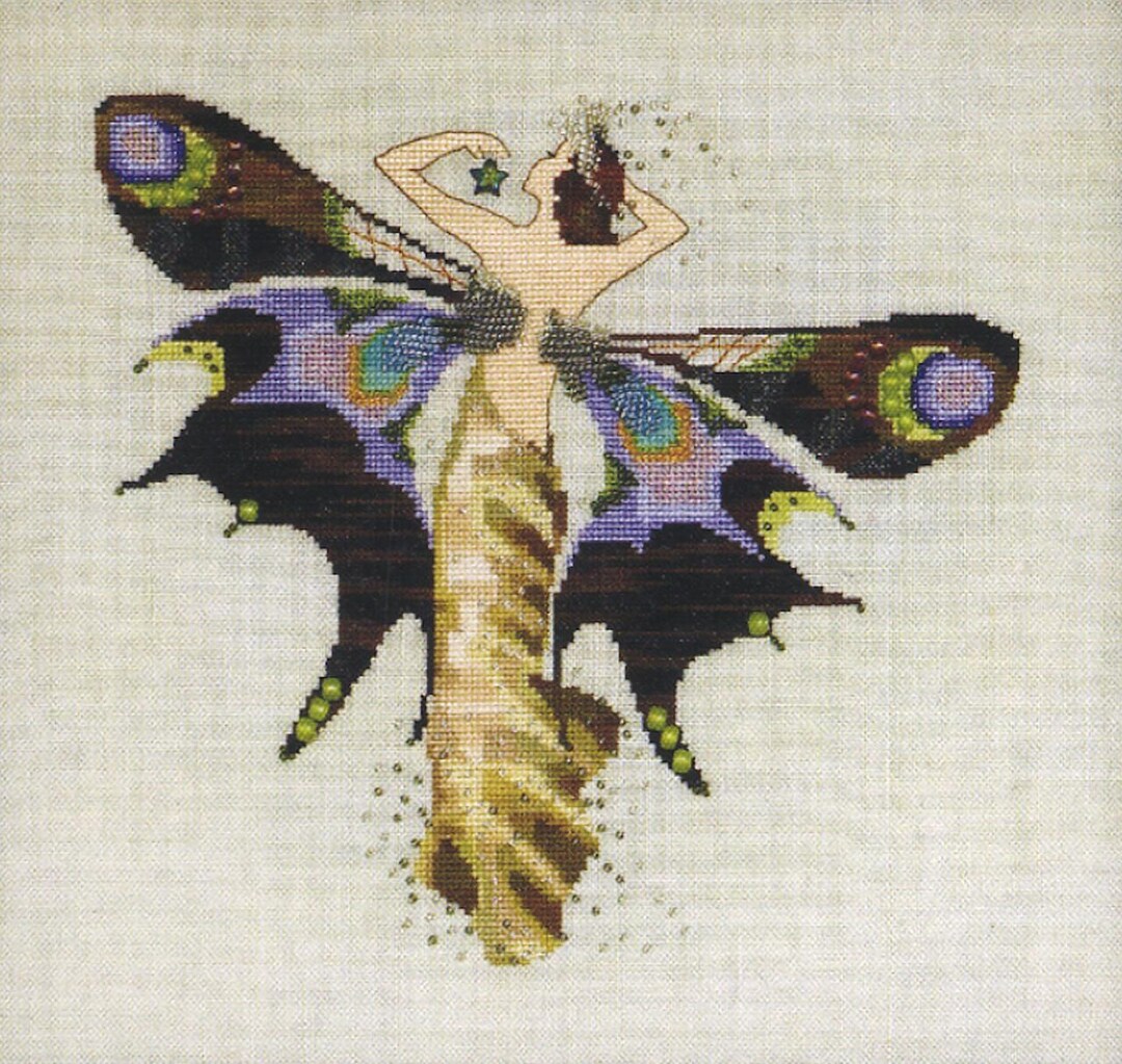 Night Nymph Cross Stitch Pattern: Mirabilia Designs Nora Corbett Fairy ...