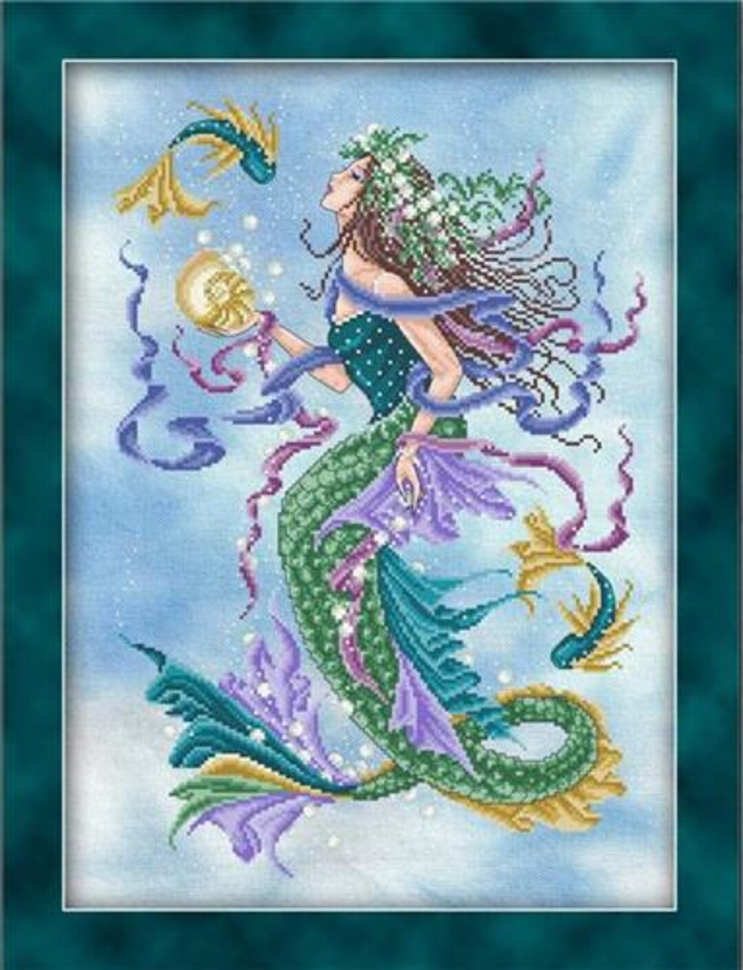 The Pearl Collector *FREE Insured Shipping* Counted Cross Stitch Chart ...