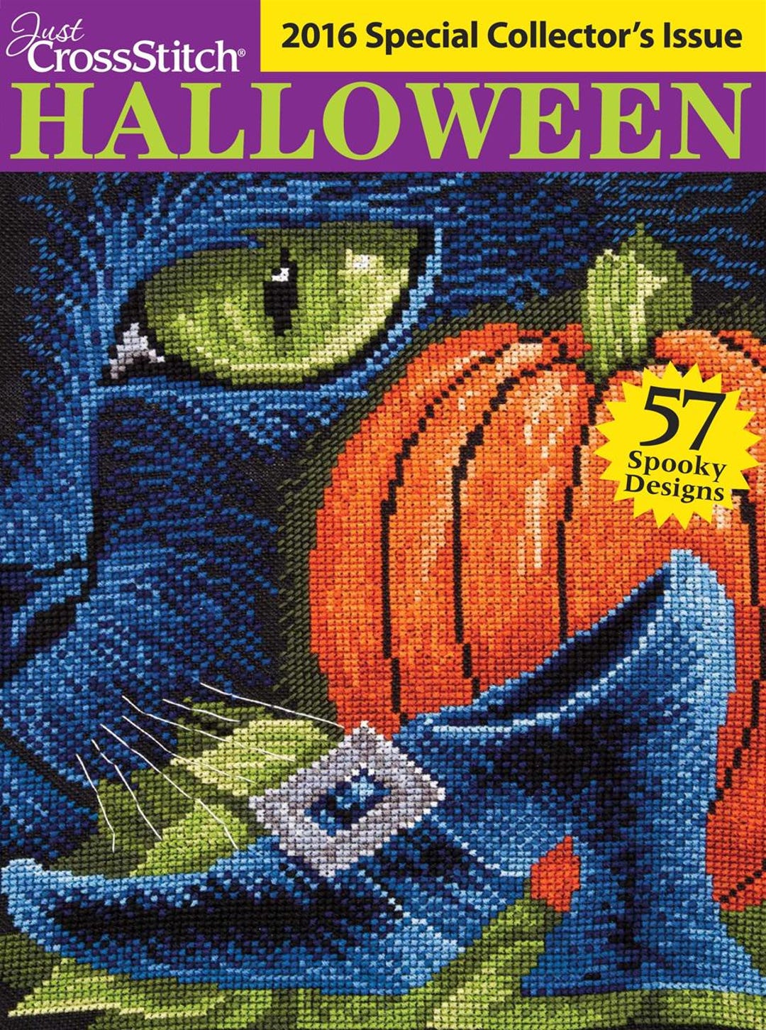RARE! 2016 Just Cross Stitch Halloween Magazine: Annual Special ...