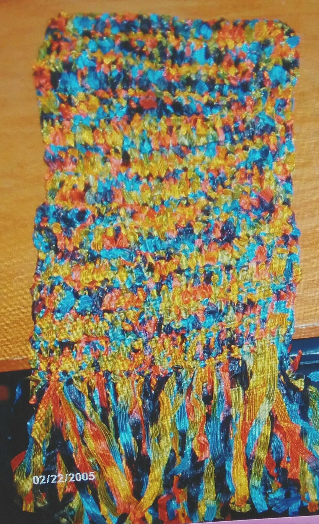 Crocheted Ribbon Scarf - Etsy