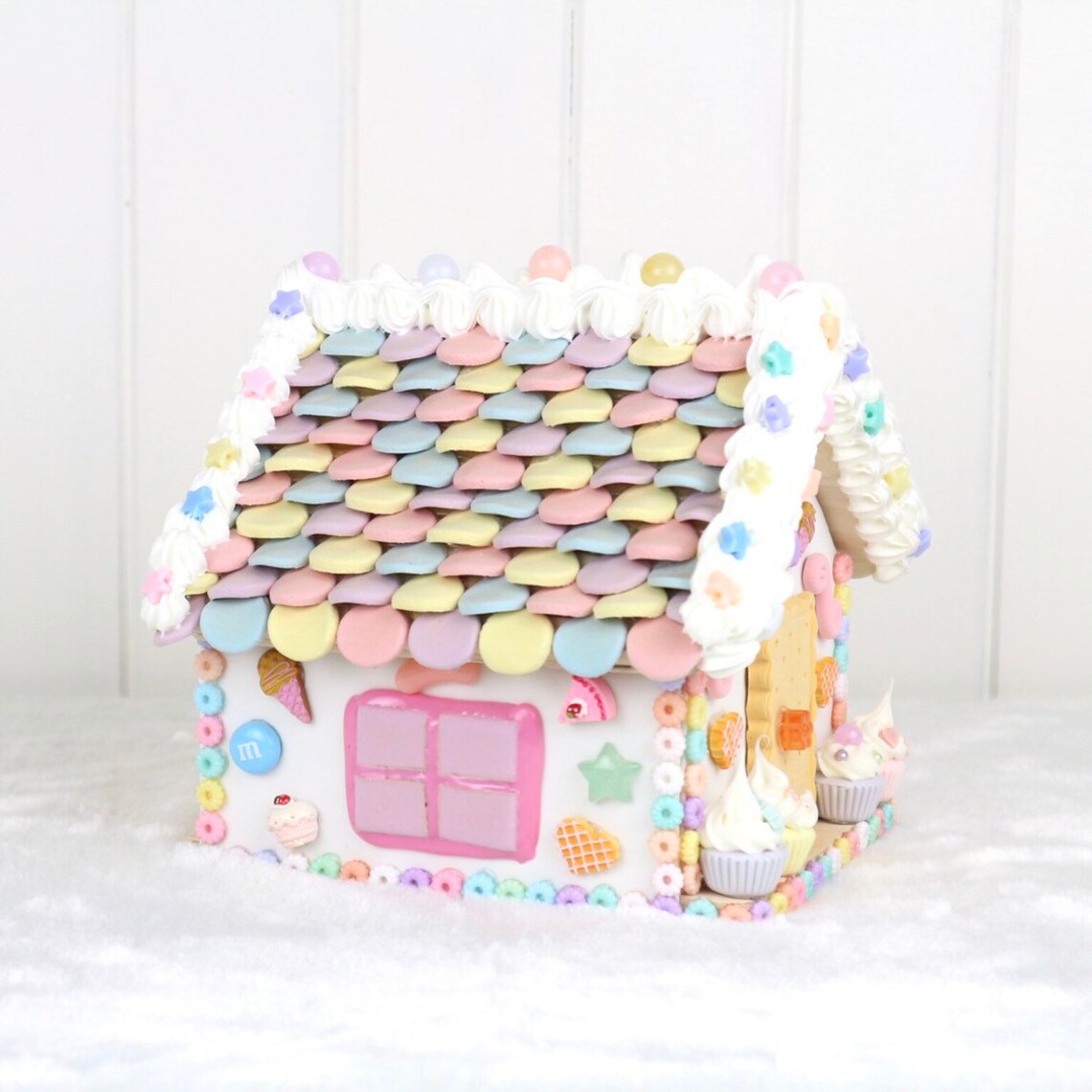 Faux Gingerbread House for Christmas Decor: the Cupcake - Etsy