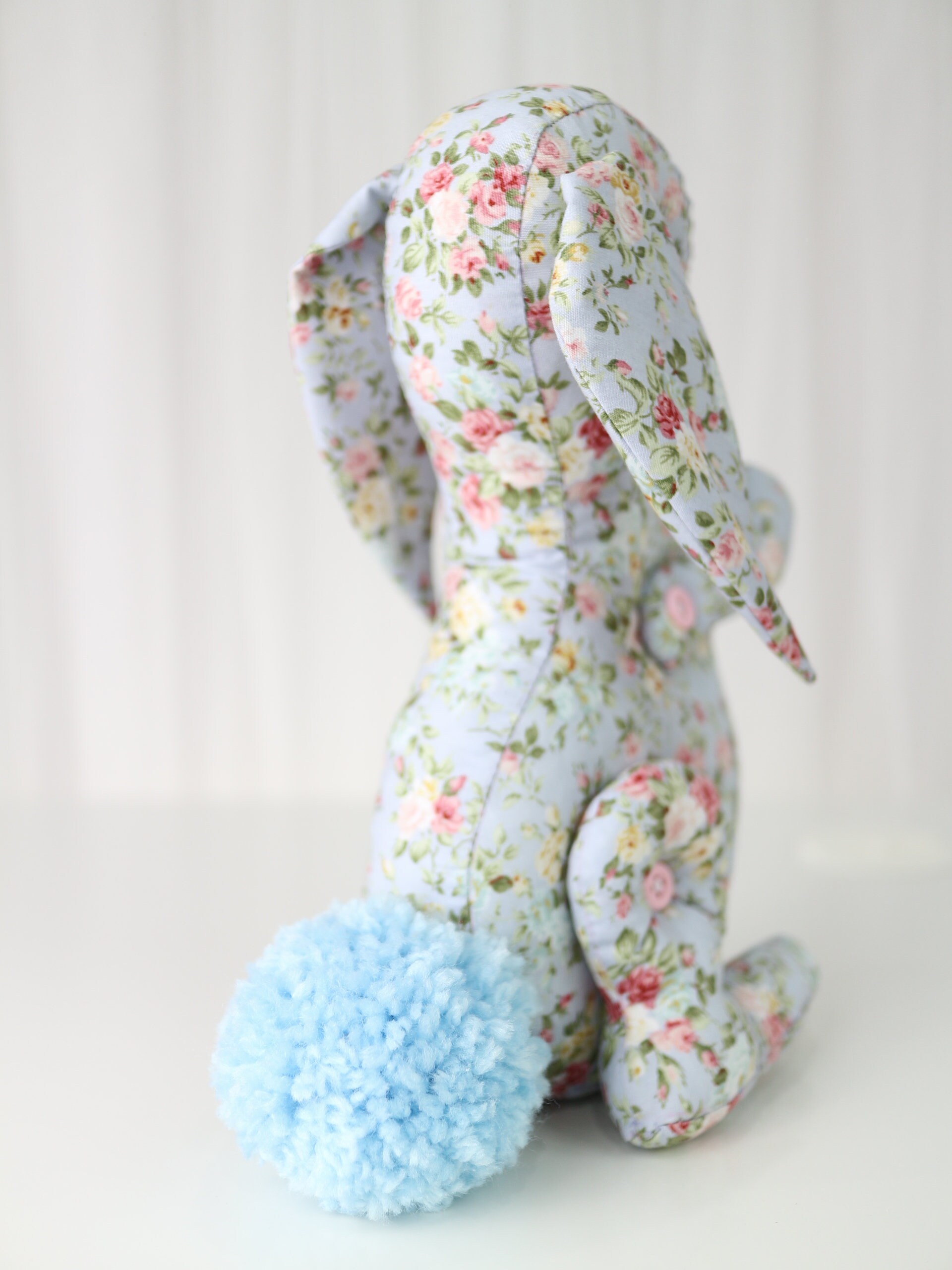 Blue Easter Bunny Plushie. Stuffed Bunny.bluebell | Etsy