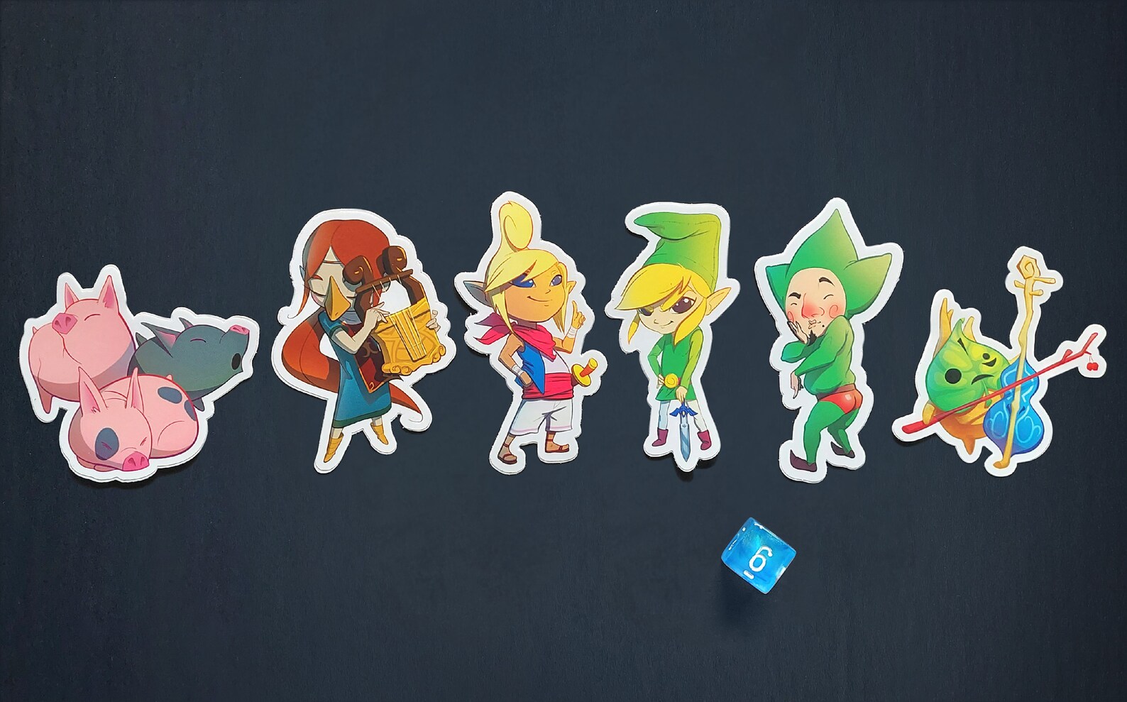 Wind Waker - Die-cut Vinyl Stickers - Link/tingle/tetra - Etsy