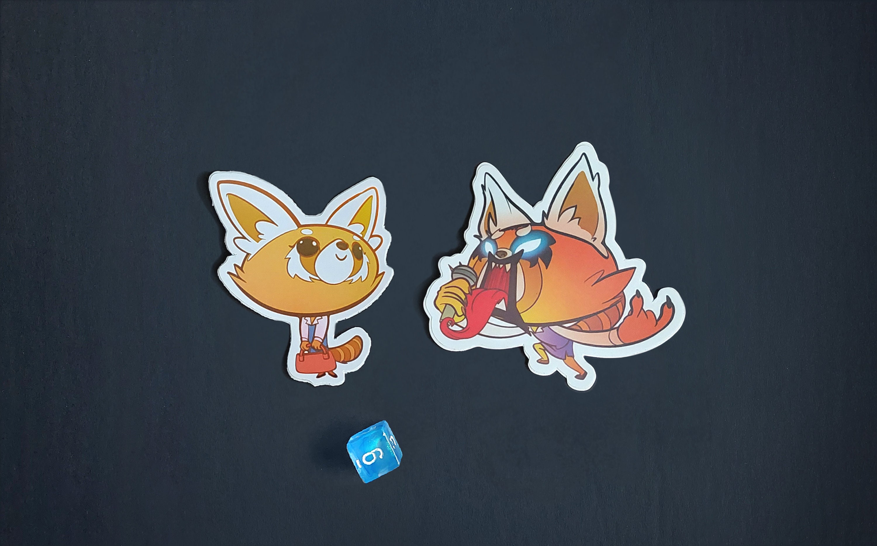 Aggretsuko Die-cut Vinyl Stickers - Etsy