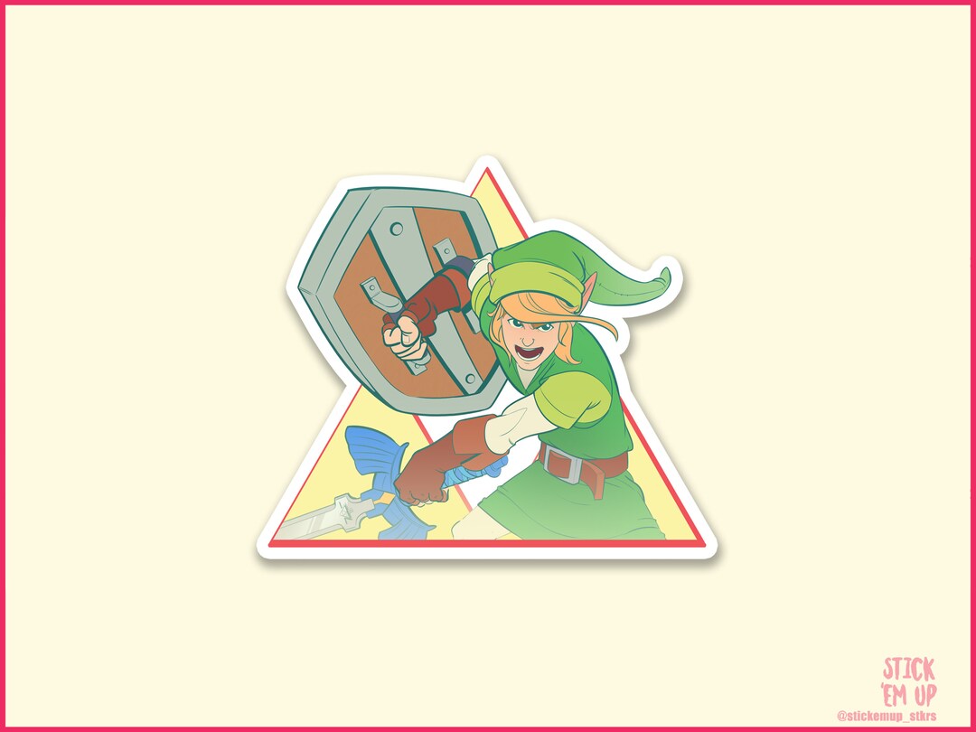 Loz - Link - Die-cut Vinyl Sticker - Etsy