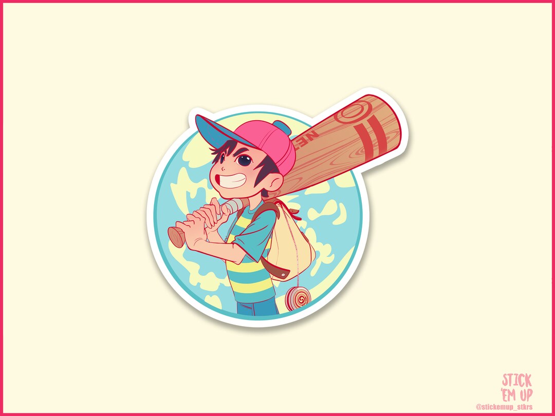 Earthbound / Smash Bros. - Ness - Die-cut Vinyl Sticker - Etsy