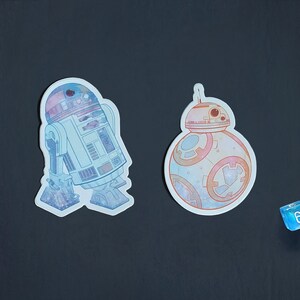 Star Wars - R2-D2 & BB-8 - Die-cut Vinyl Stickers - Etsy