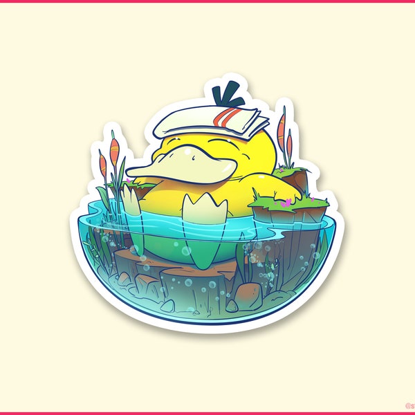 Psyduck Sticker - Etsy