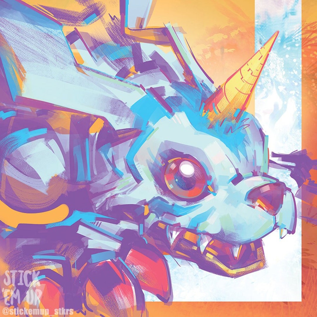 Digimon - Gabumon Poster/print - Etsy