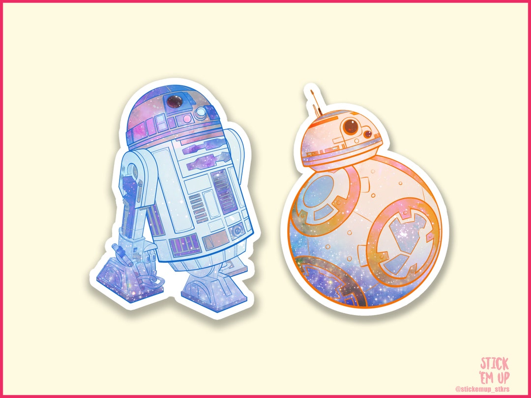 Star Wars - R2-D2 & BB-8 - Die-cut Vinyl Stickers - Etsy