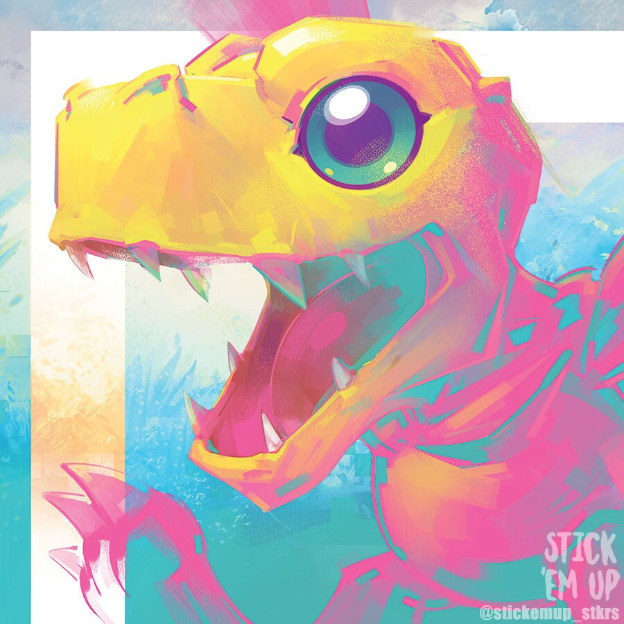 Digimon Agumon Poster/print - Etsy