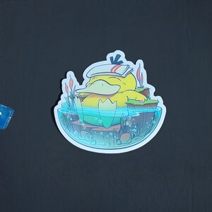 Pokémon - Psyduck - Die-cut Vinyl Sticker - Etsy