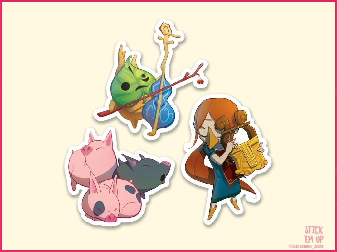 Wind Waker - Die-cut Vinyl Stickers - Makar/medli/outset Island Pigs - Etsy