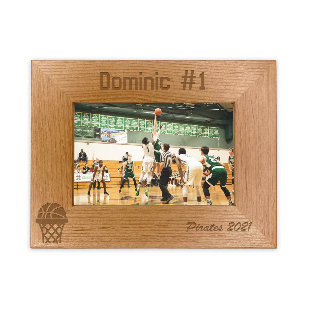 Basketball Picture Frame Personalized, Basketball Team Gift Engraved ...