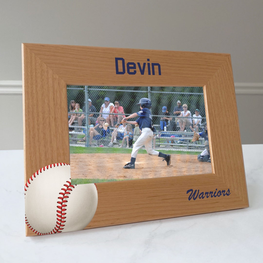 Baseball Picture Frame Personalized, Baseball Gift / 4x6 Photo Frame ...