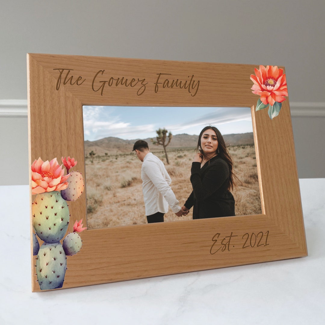 Couples Wedding Picture Frame, Family Name Gift, Gift for Newlyweds ...