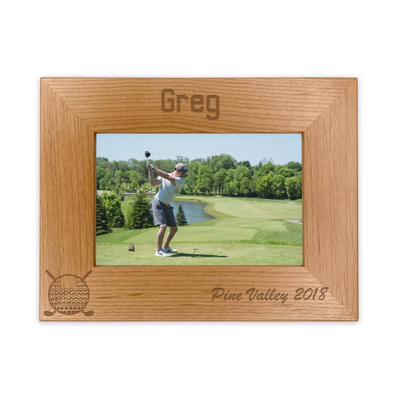 Golf Wood Picture Frame - Etsy
