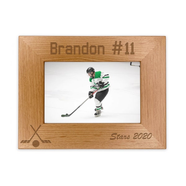 Hockey Picture Frame - Etsy
