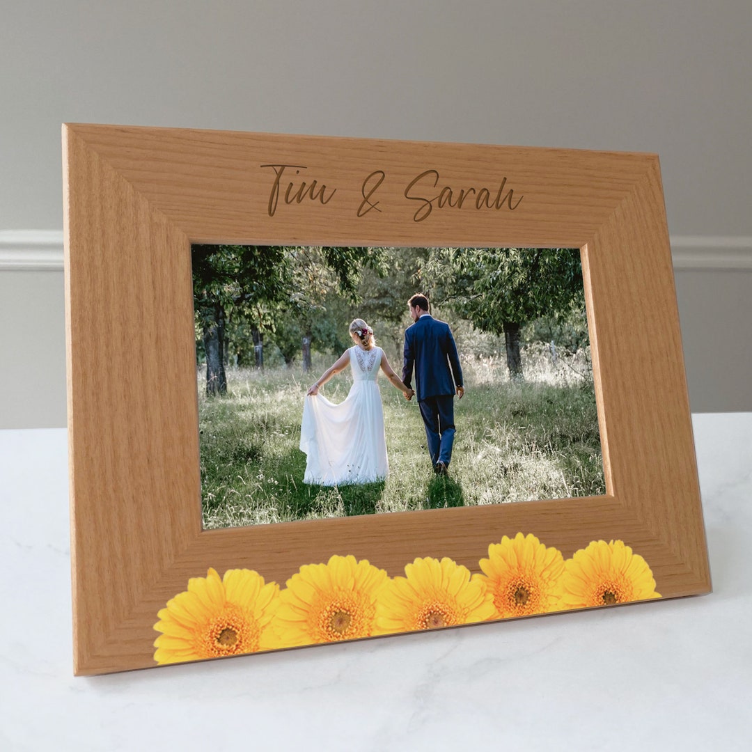 Couples Wedding Picture Frame, Family Name Gift, Gift for Newlyweds ...