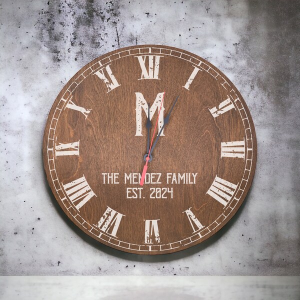 Personalized Clock - Etsy