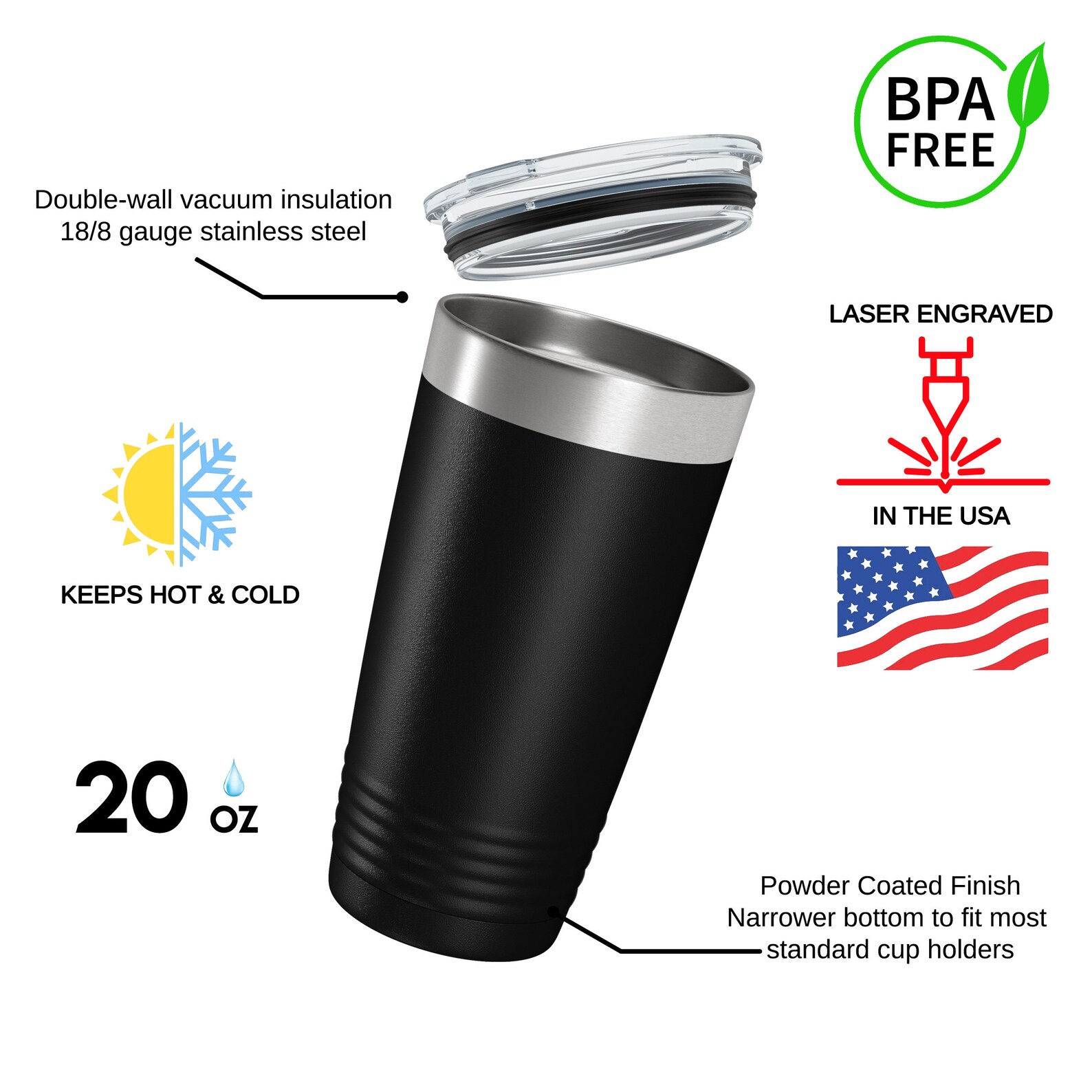 Custom Engraved Tumblers With Your Logo or Image Laser - Etsy